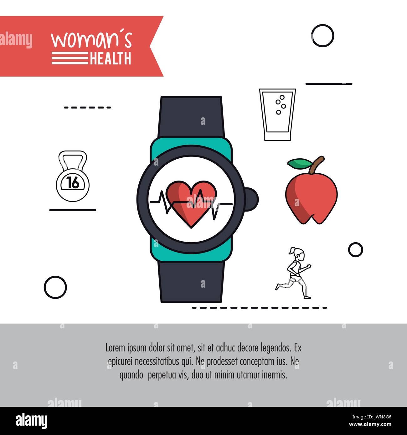 Womans Pulse Stock Vector Images Alamy