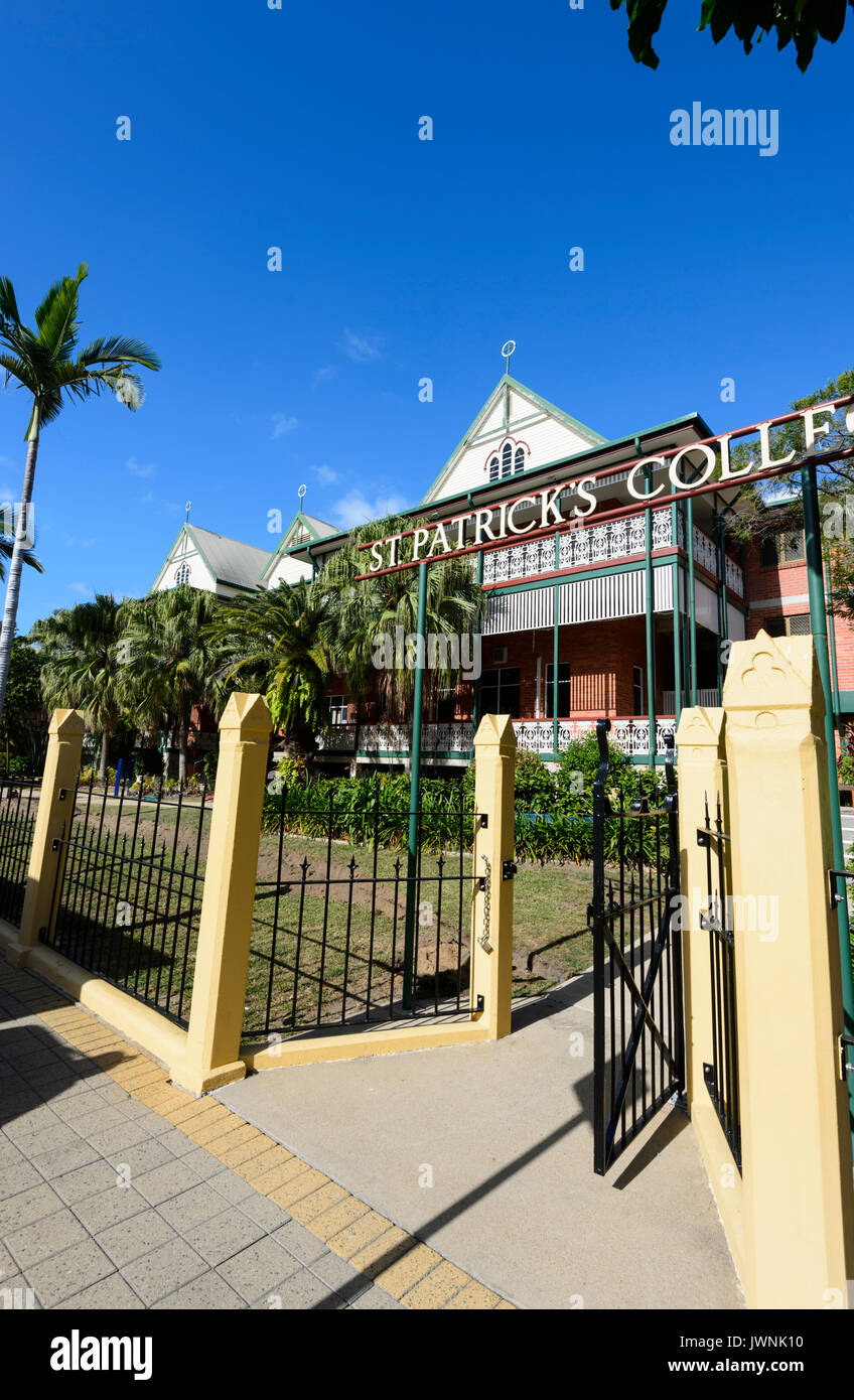 St Patrick's College in an old wooden colonial building on The Strand ...