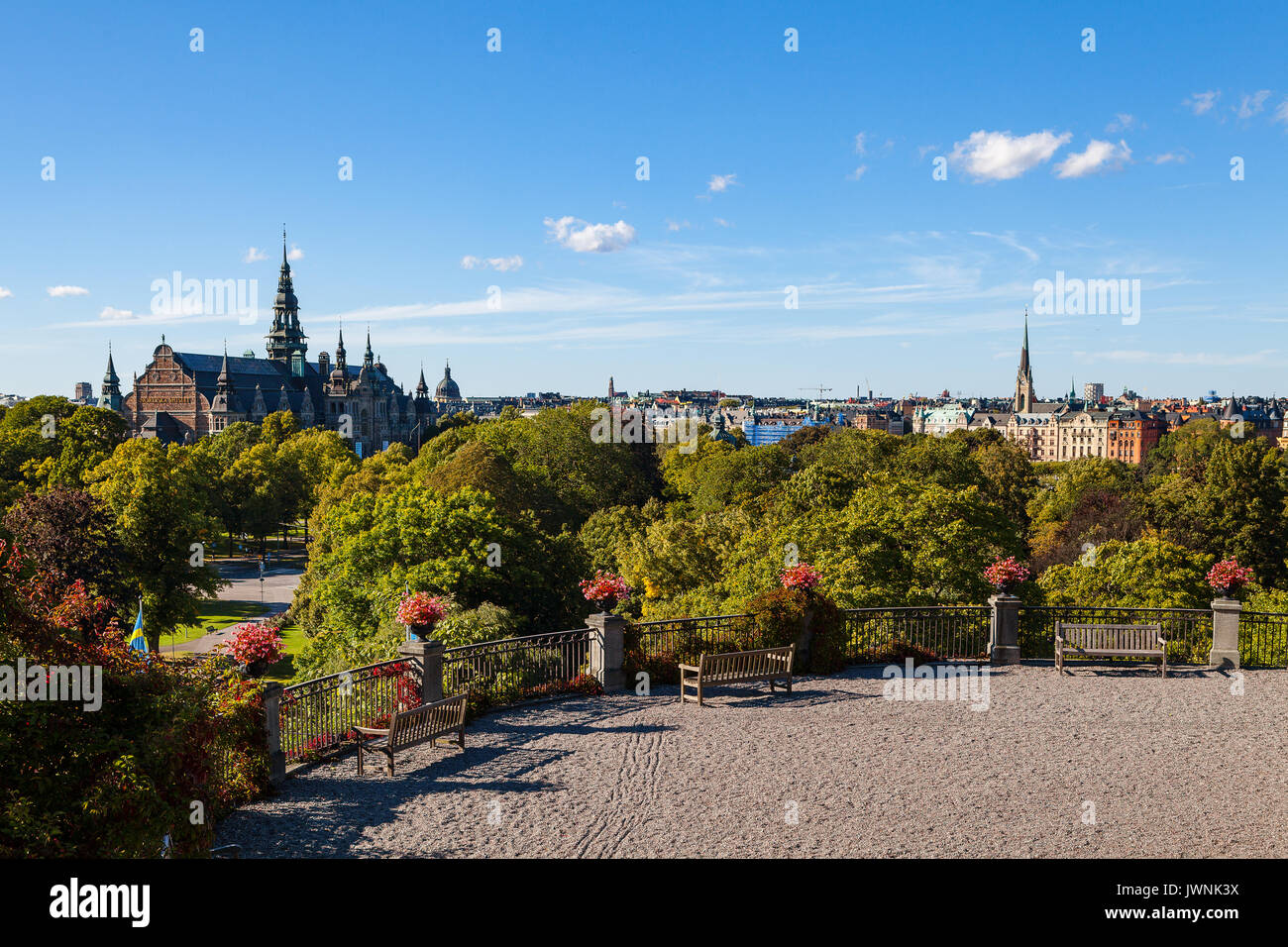 Djurgarden sunny day hi-res stock photography and images - Alamy