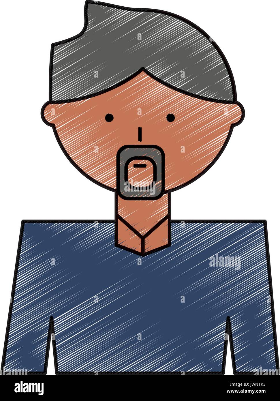 Man cartoon profile Stock Vector Image & Art - Alamy