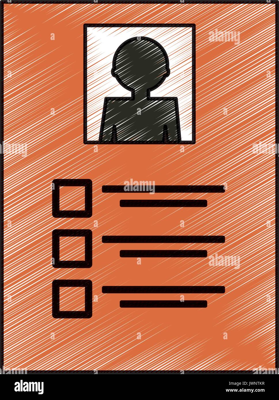 Curriculum Vitae isolated Stock Vector Image & Art - Alamy