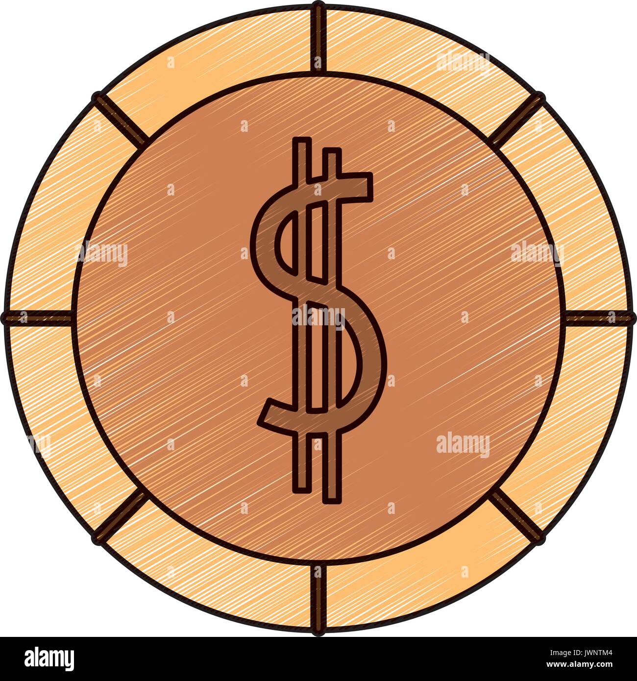 Money coin isolated Stock Vector Image & Art - Alamy