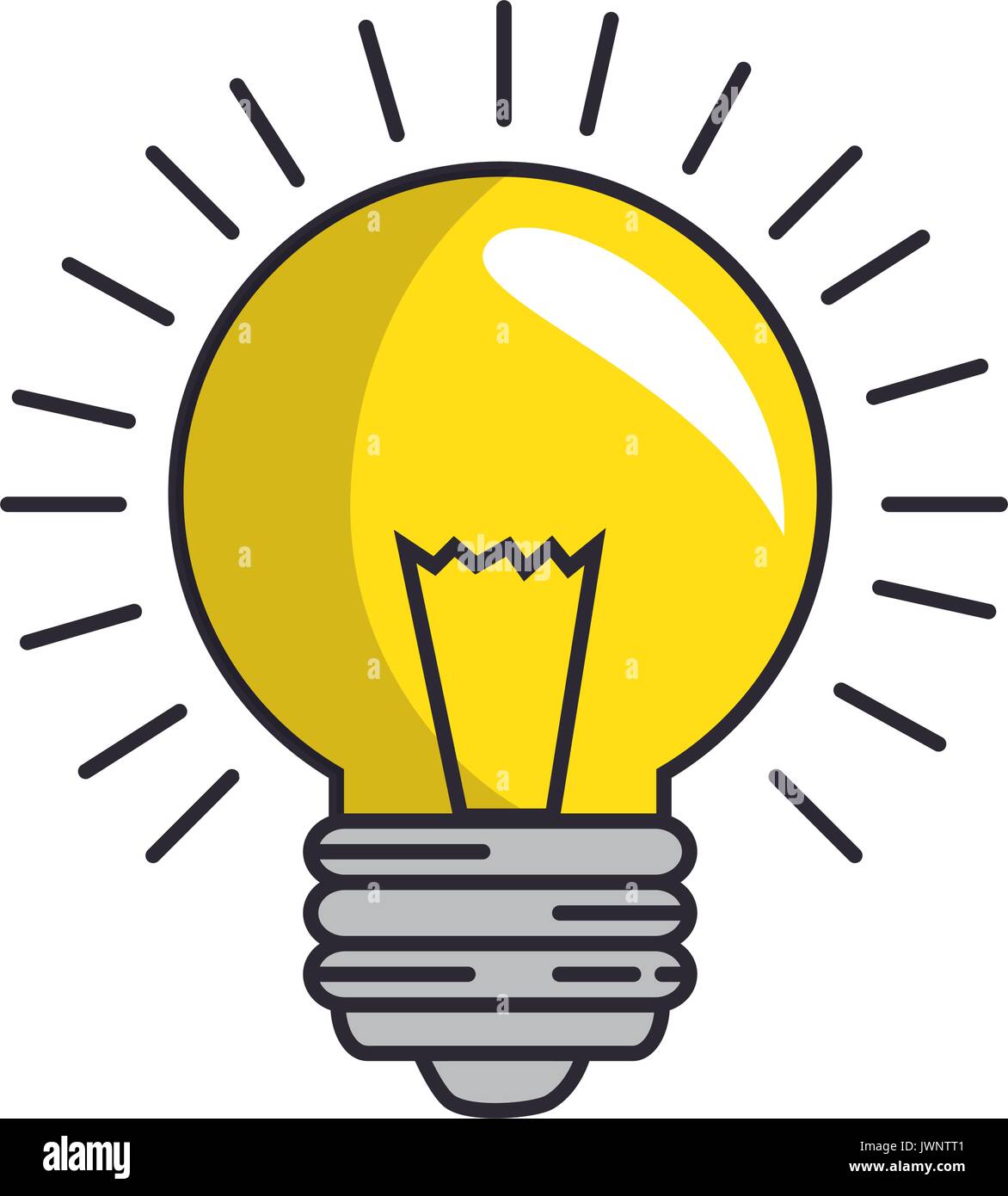 Bulb light energy over white background graphic design Stock Vector Image & Art - Alamy