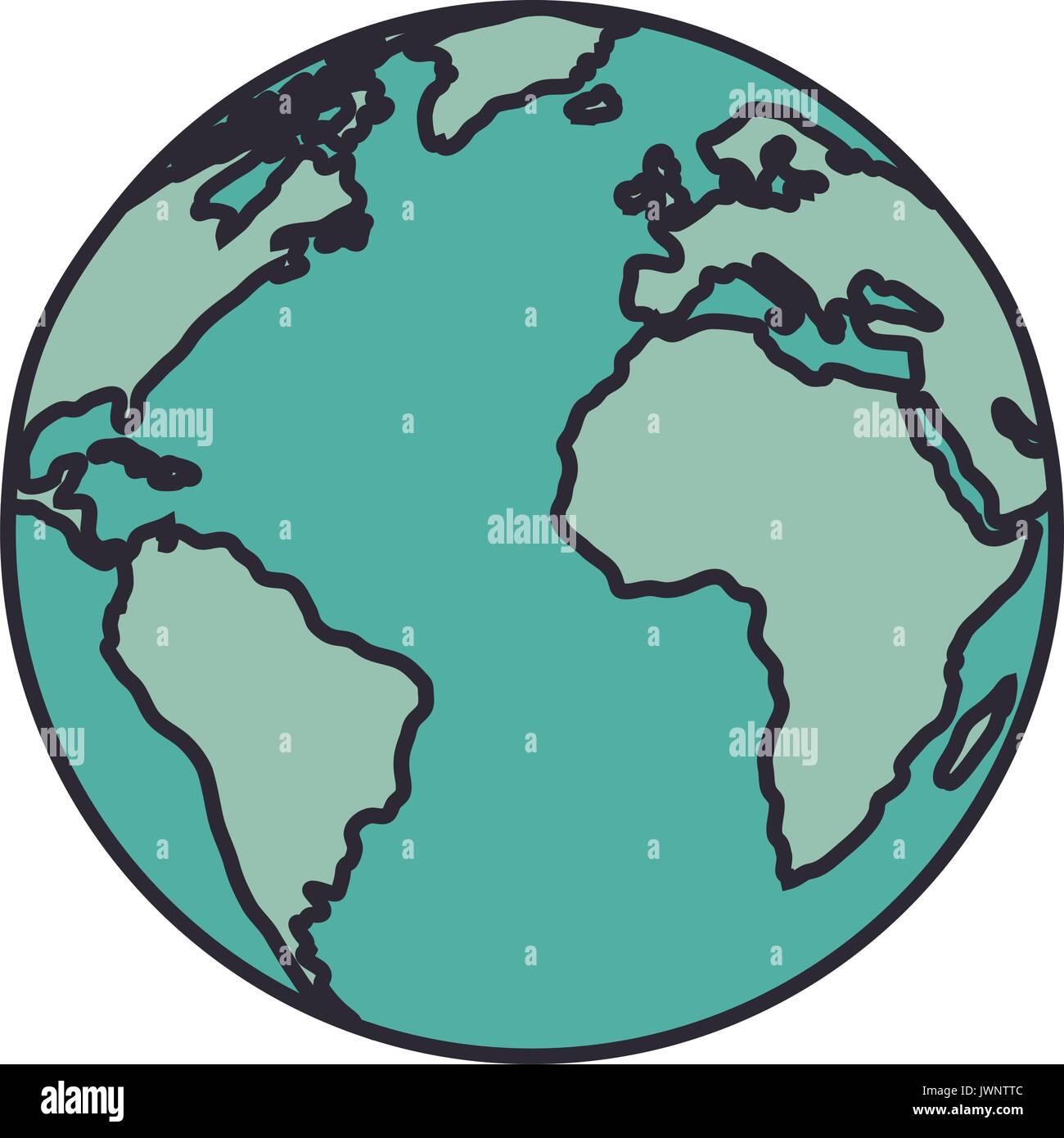 earth planet icon over white background vector illustration Stock ...