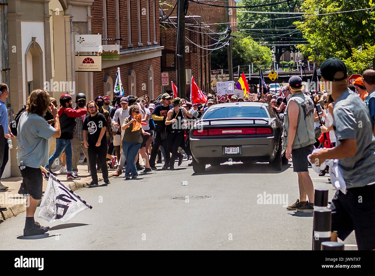 Charlottesville, United States. 12th Aug, 2017. On Saturday, August 12 ...
