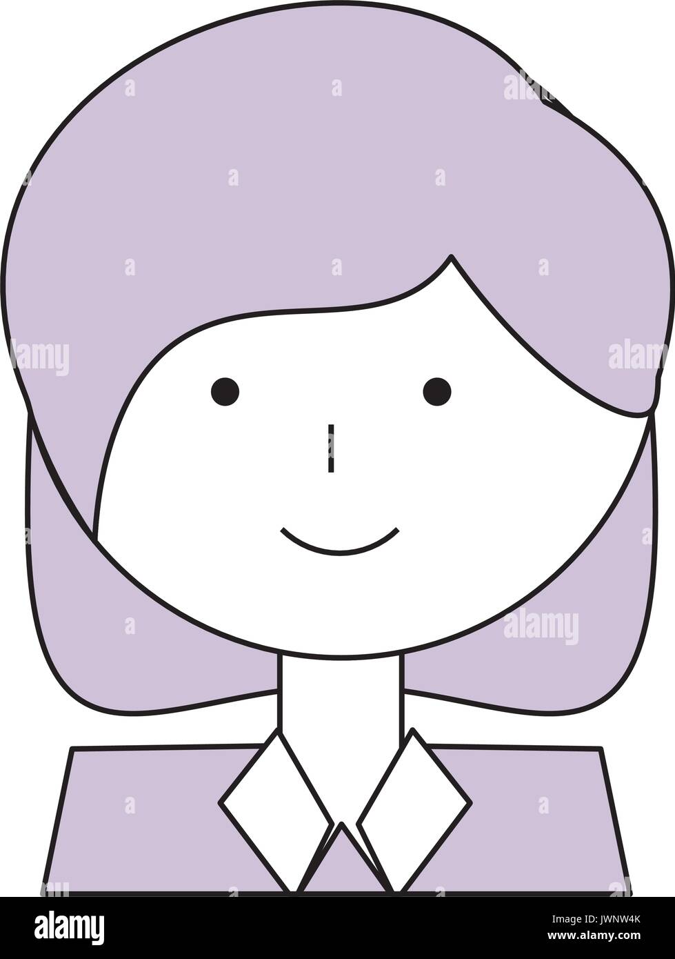 Woman profile cartoon Stock Vector Image & Art - Alamy