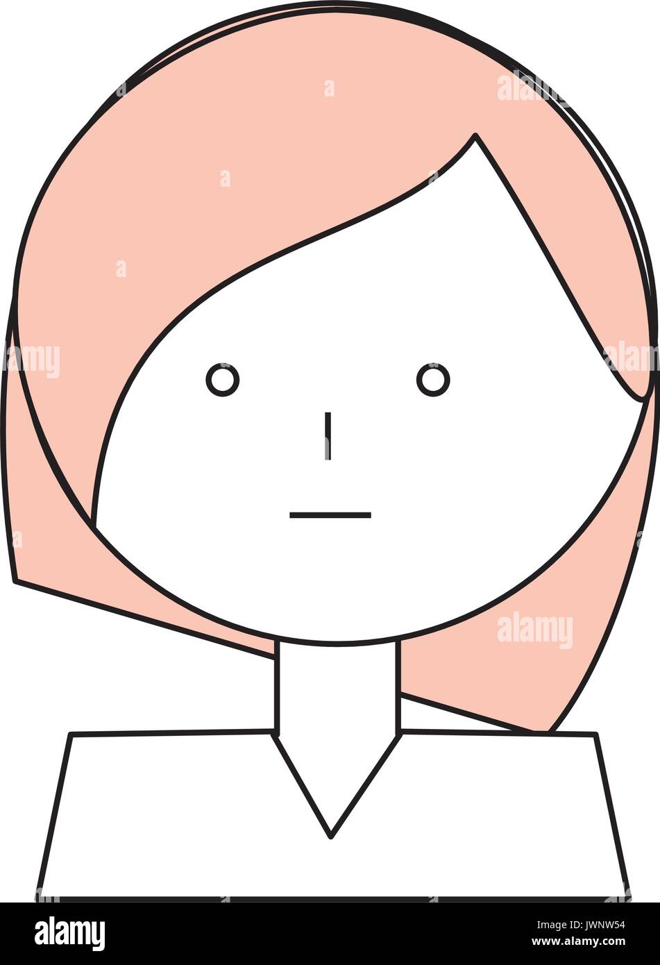 Woman profile cartoon Stock Vector Image & Art - Alamy