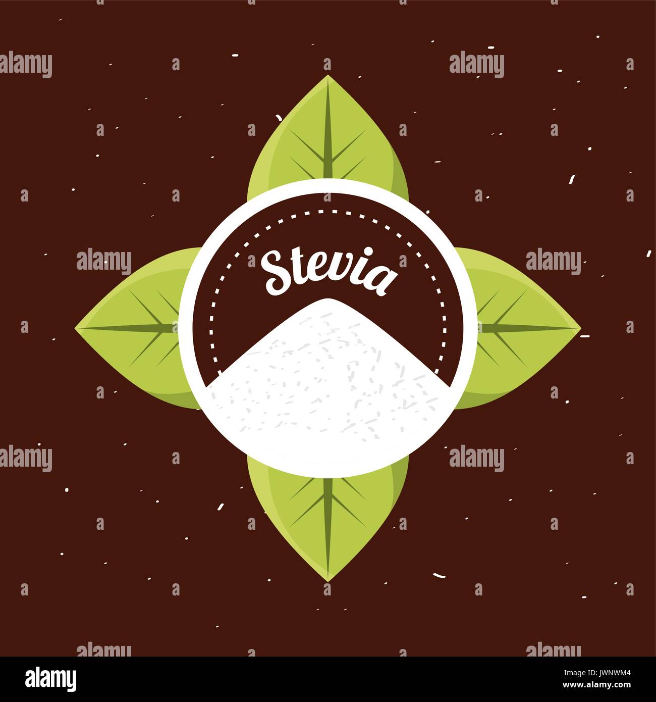 stevia natural sweetener organic label Stock Vector Image & Art - Alamy