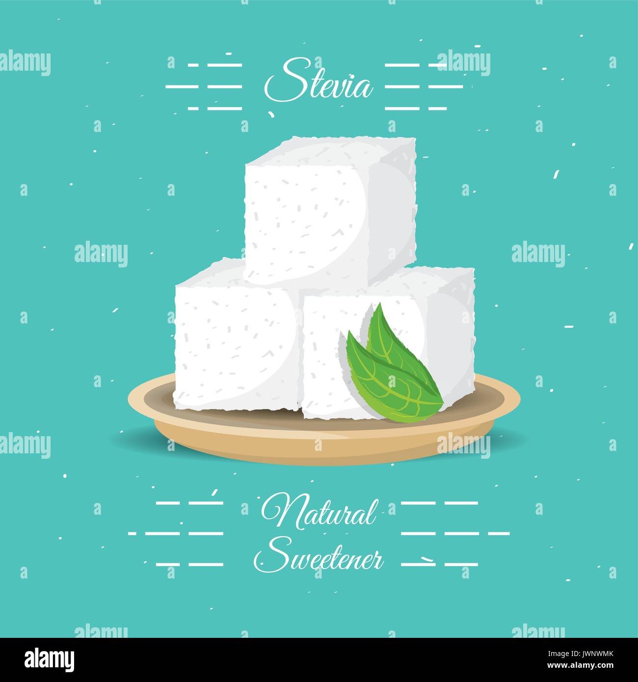 Stevia leaf Stock Vector Images - Alamy