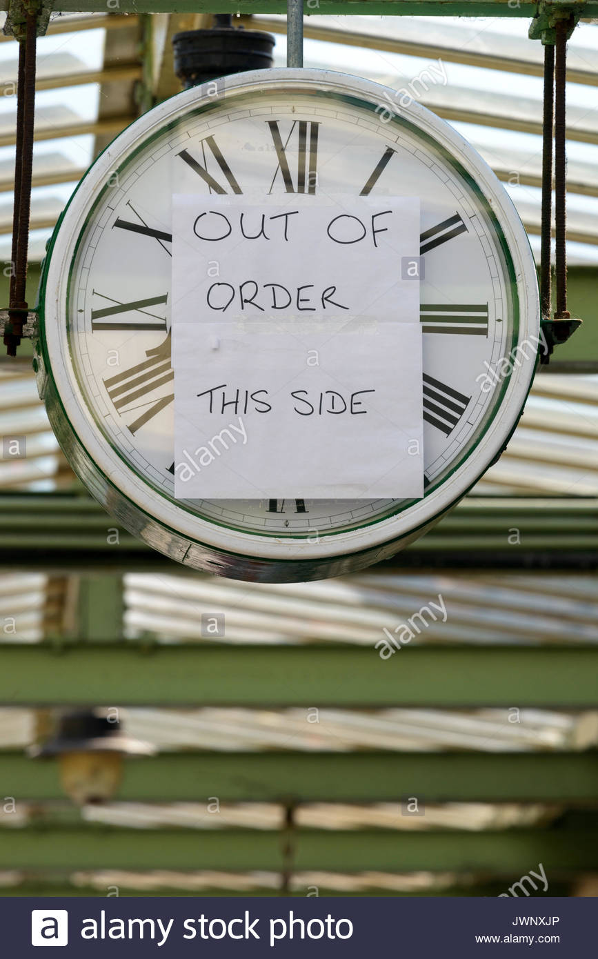 Out Of Order Note High Resolution Stock Photography and Images - Alamy