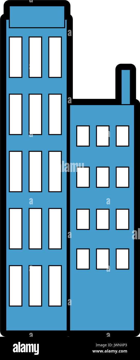 city building icon over white background vector illustration Stock ...