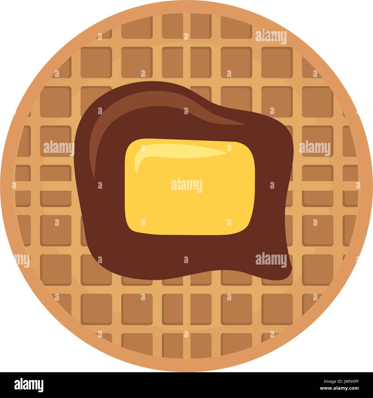 Waffles Clip Art High Resolution Stock Photography and Images - Alamy