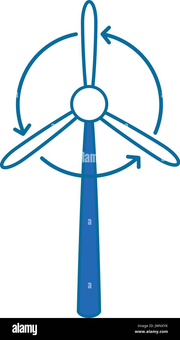 fan icon over white background vector illustration Stock Vector Image ...