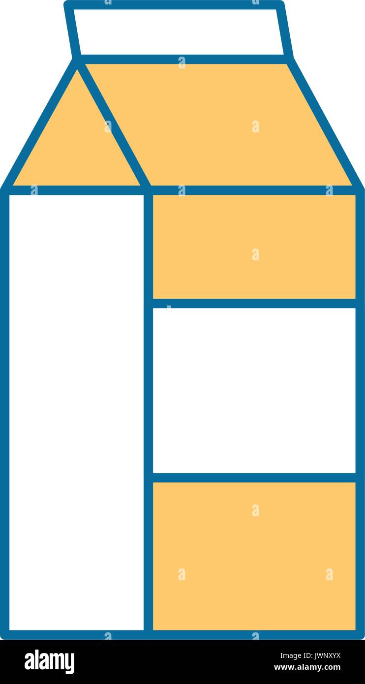 milk box icon over white background vector illustration Stock Vector ...