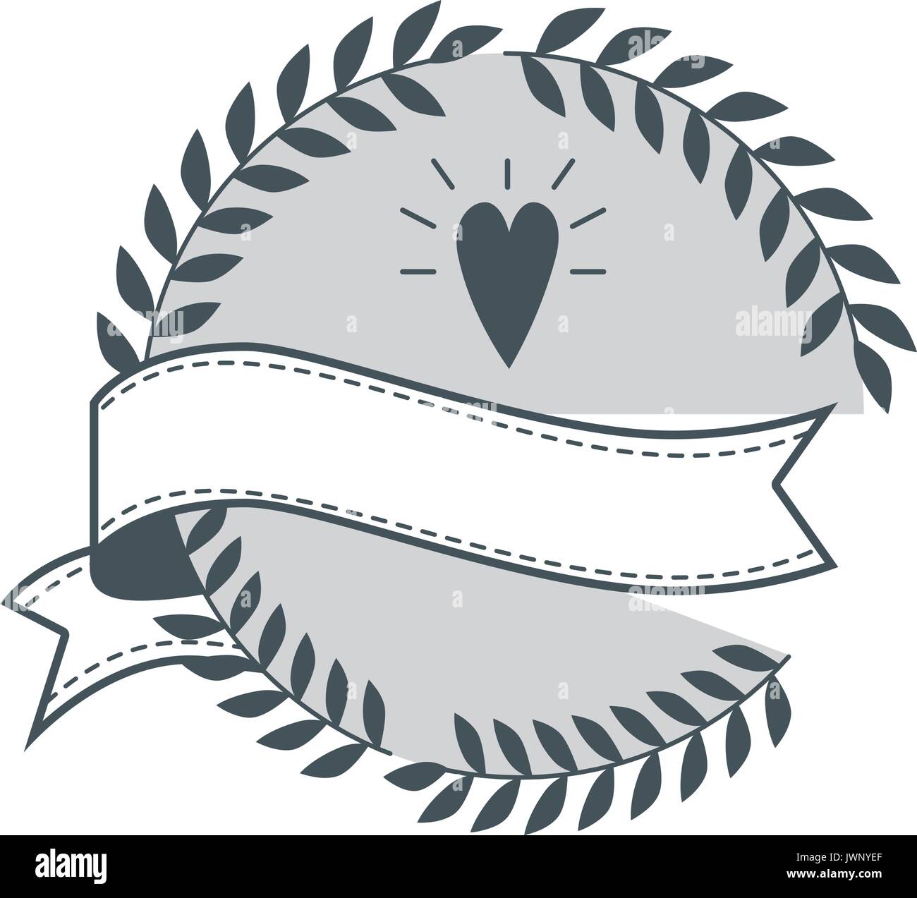 Cute label banner over white background vector illustration Stock ...