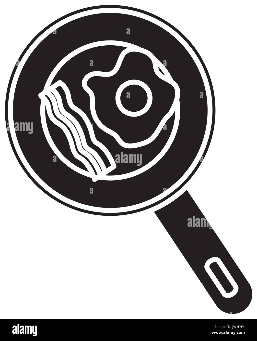 fried egg icon Stock Vector Image & Art - Alamy