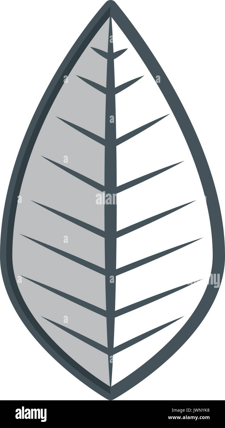 leaves eco symbol over white background vector Stock Vector Image & Art ...