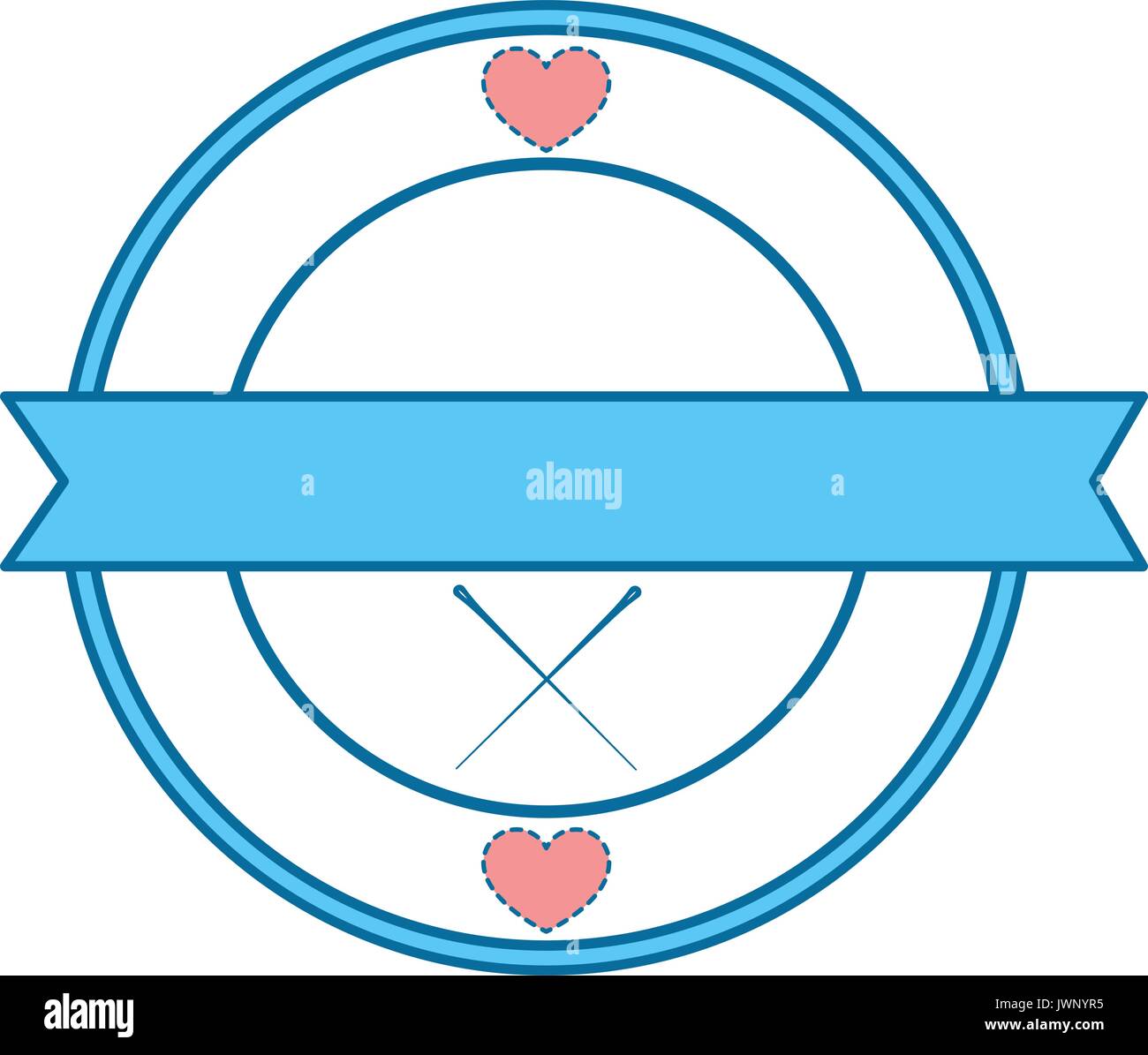 Cute label banner icon vector illustration graphic design Stock Vector ...