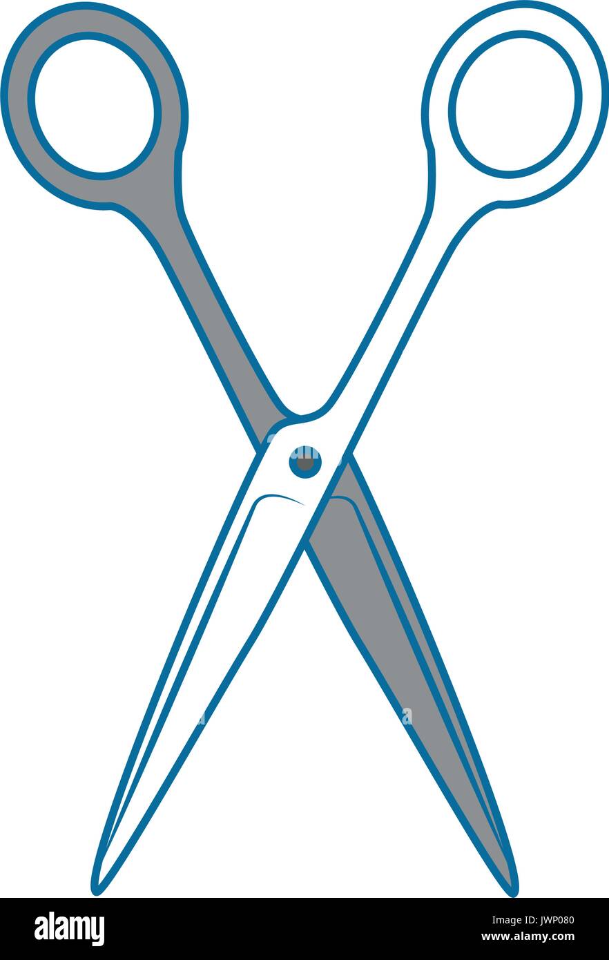 Sewing scissor tool icon vector illustration graphic design Stock ...