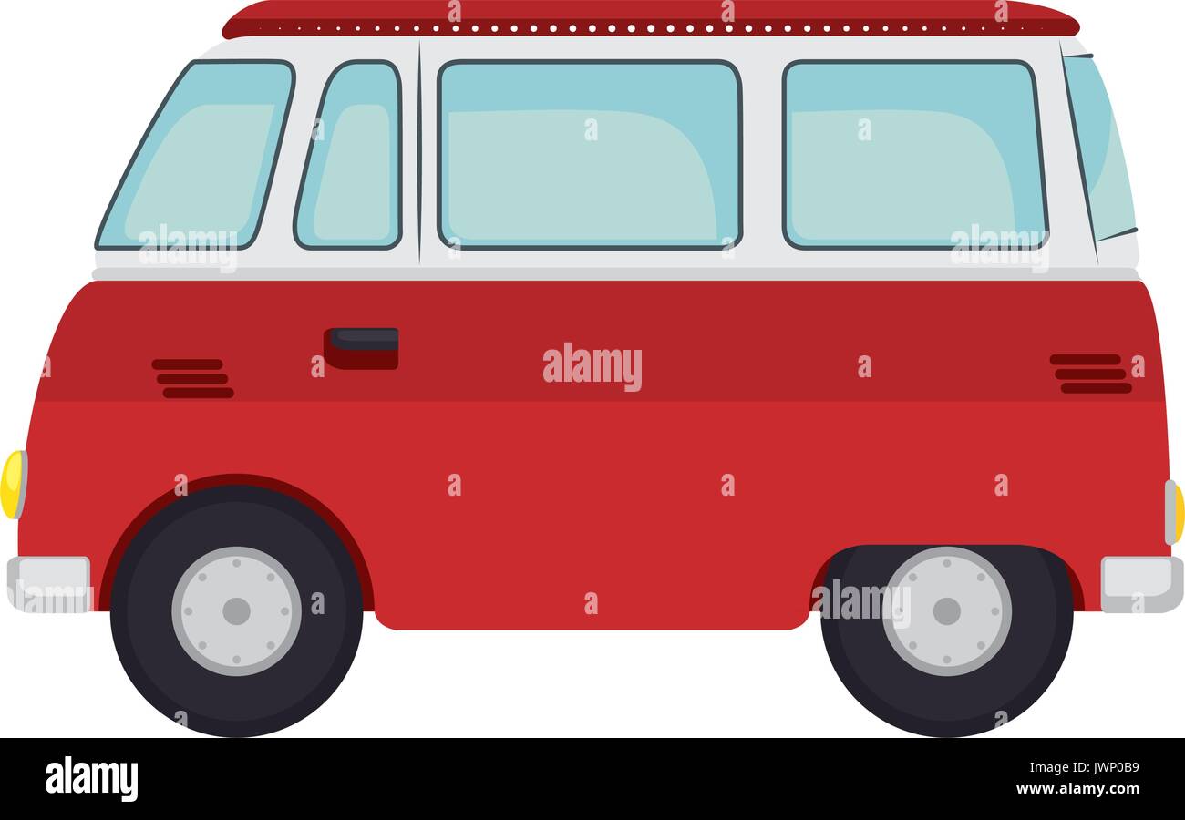 Hippie bus van icon vector illustration graphic design Stock Vector ...