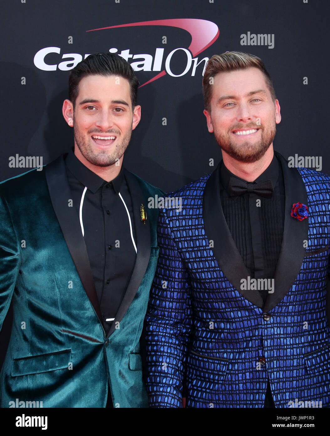 The 2017 ESPY Awards - Arrivals Featuring: Michael Turchin, Lance Bass ...