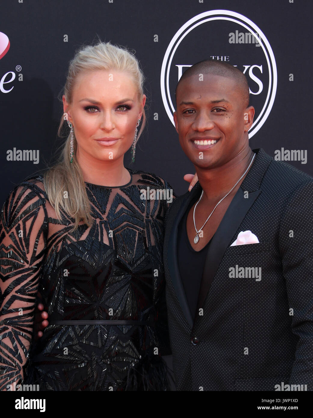 The 2017 ESPY Awards - Arrivals Featuring: Lindsey Vonn, Kenan Smith ...