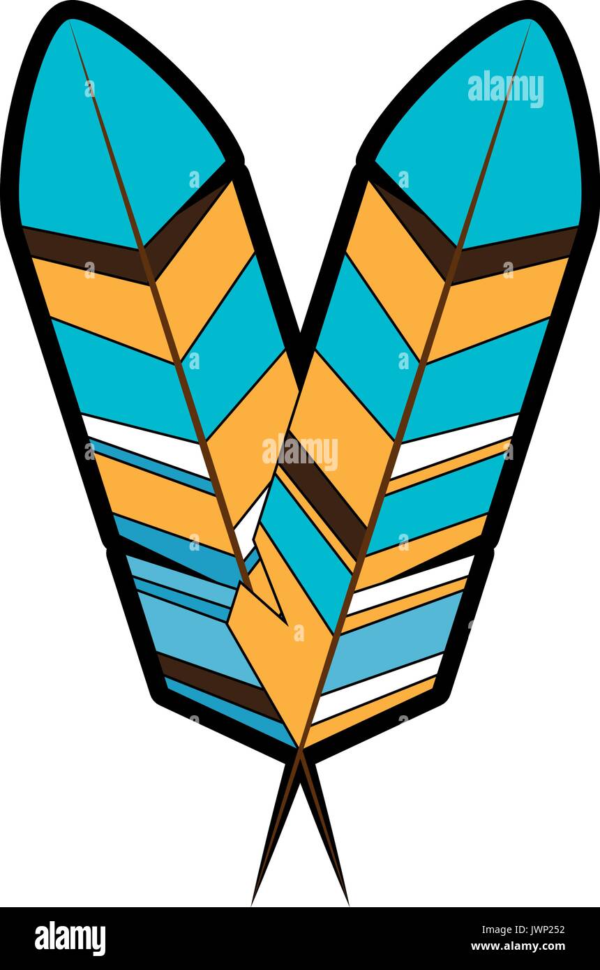 Bird feather symbol icon vector illustration graphic design Stock ...