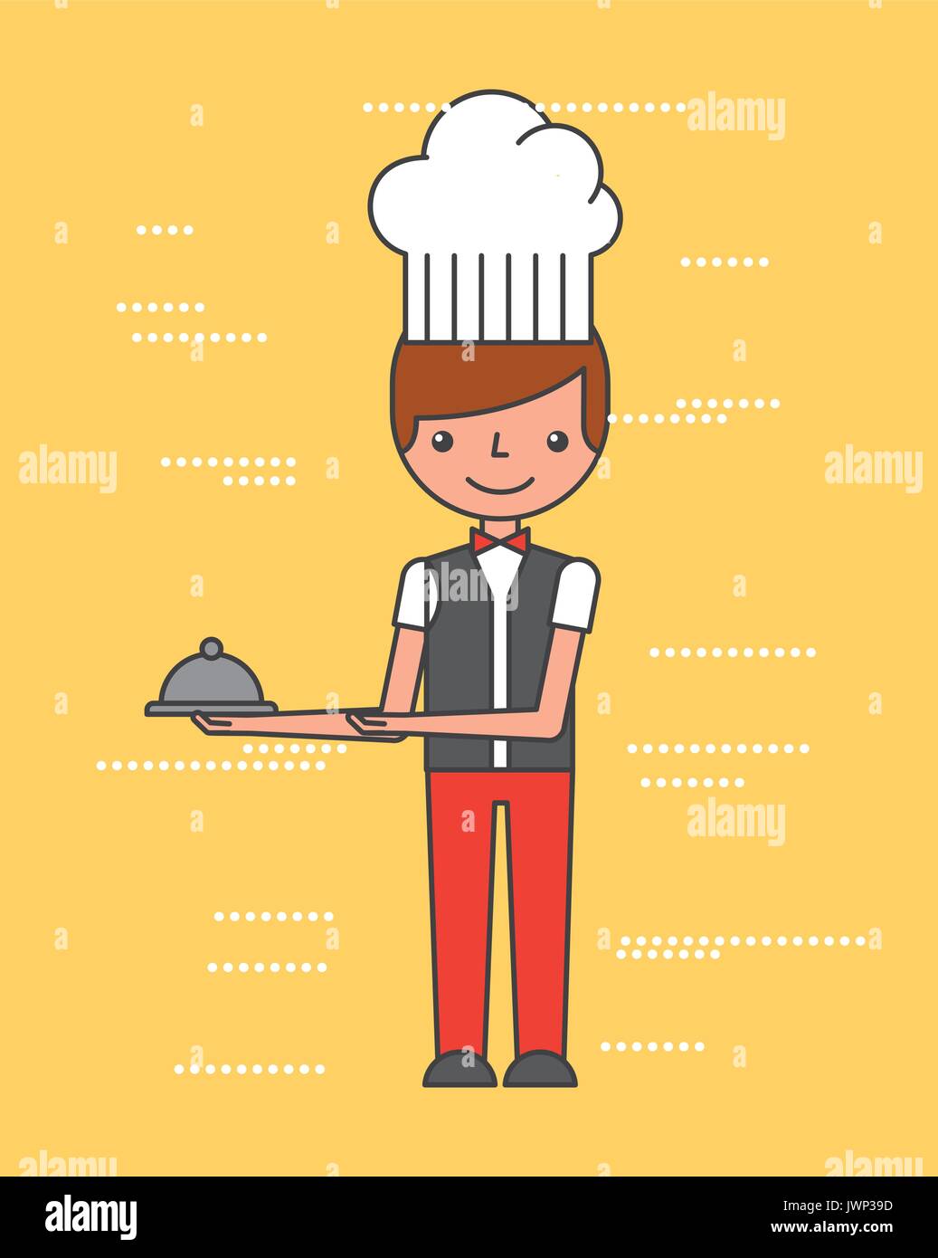 Hotel reception people young Stock Vector Images - Alamy