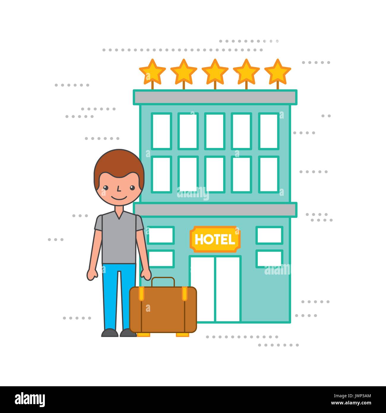 Luxury hotel rest break Stock Vector Image & Art - Alamy