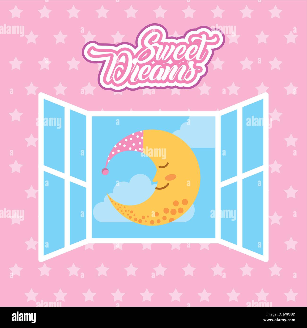 sweet dreams background Stock Vector Image & Art - Alamy