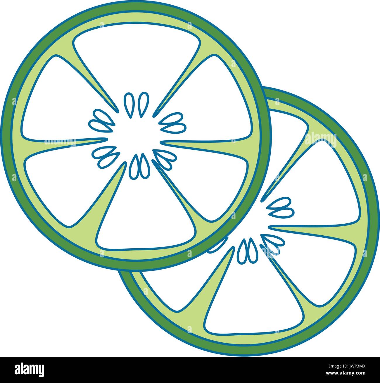 cucumber slices icon over white background vector illustration Stock ...