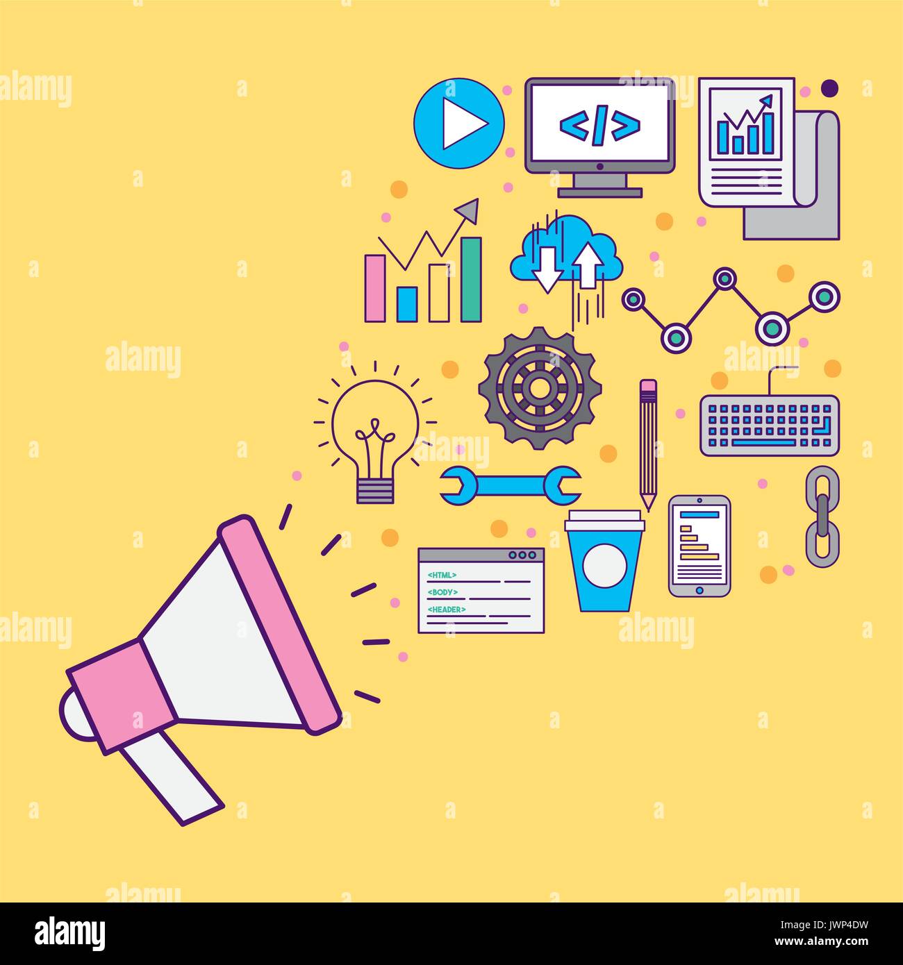 Develop computer codes Stock Vector Image & Art - Alamy