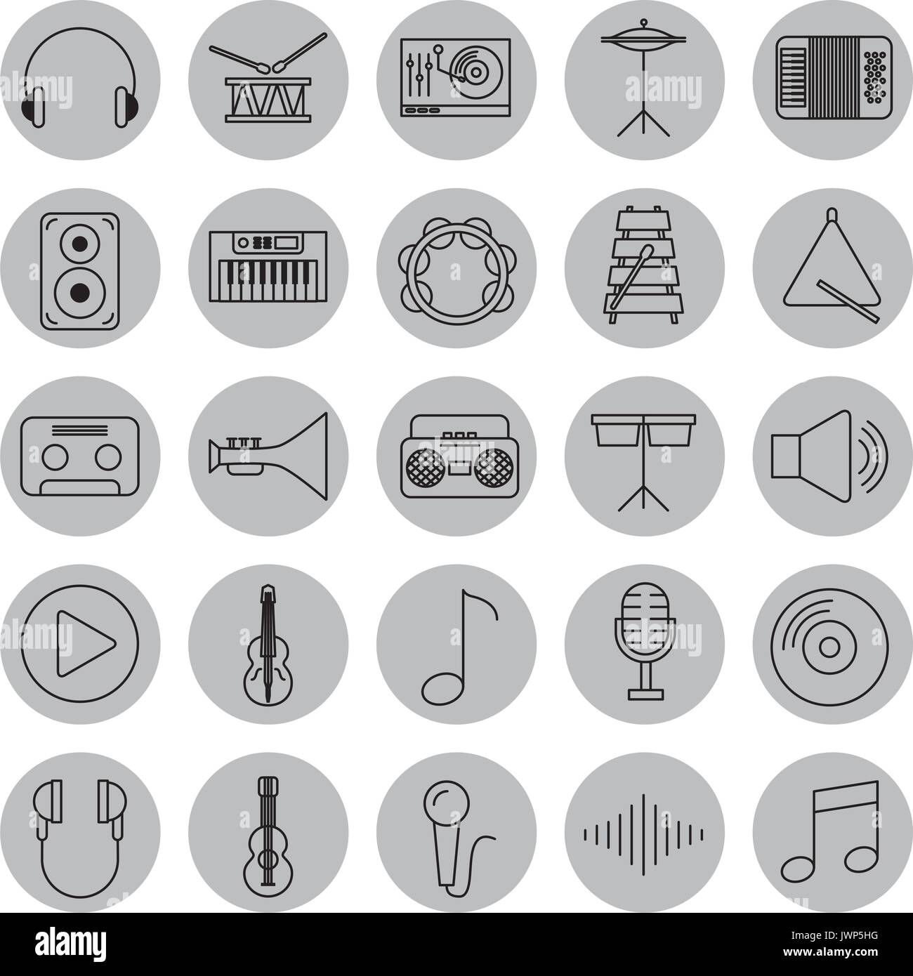 Classical music icon Stock Vector Images - Alamy