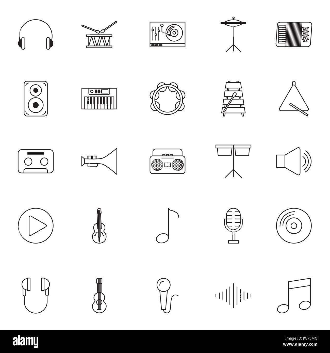 icon set classical music Stock Vector Image & Art - Alamy