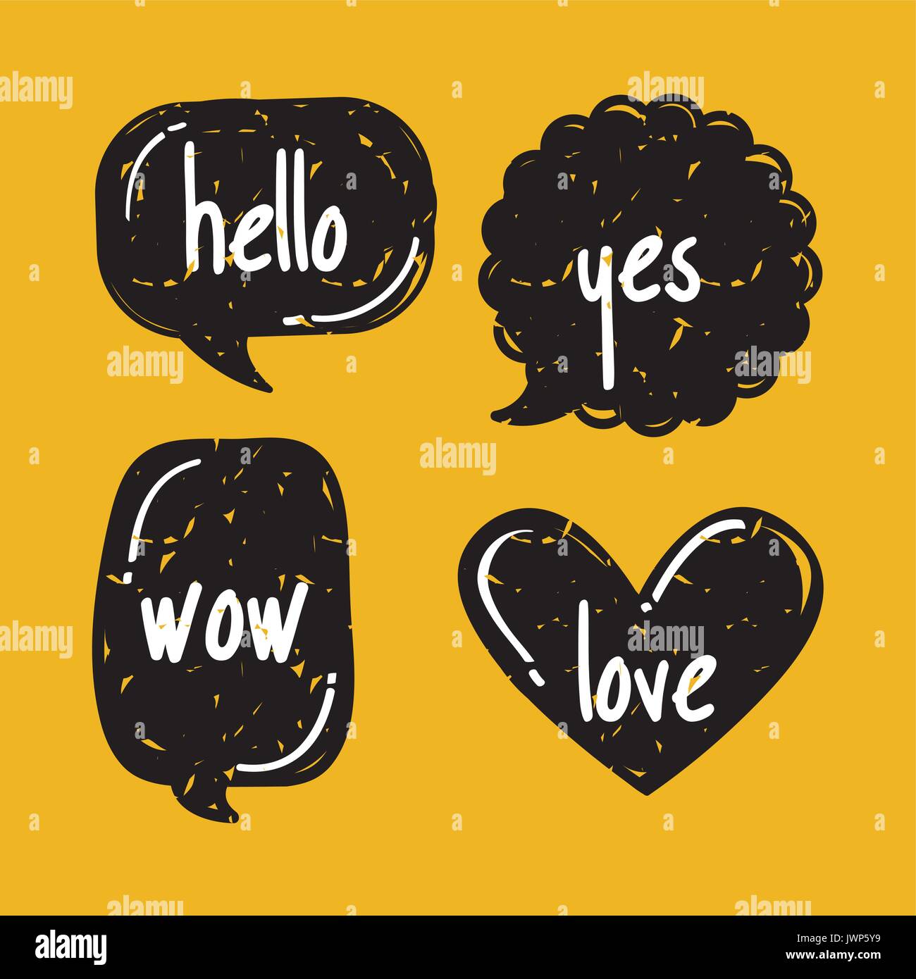 icon set pop art comics Stock Vector Image & Art - Alamy