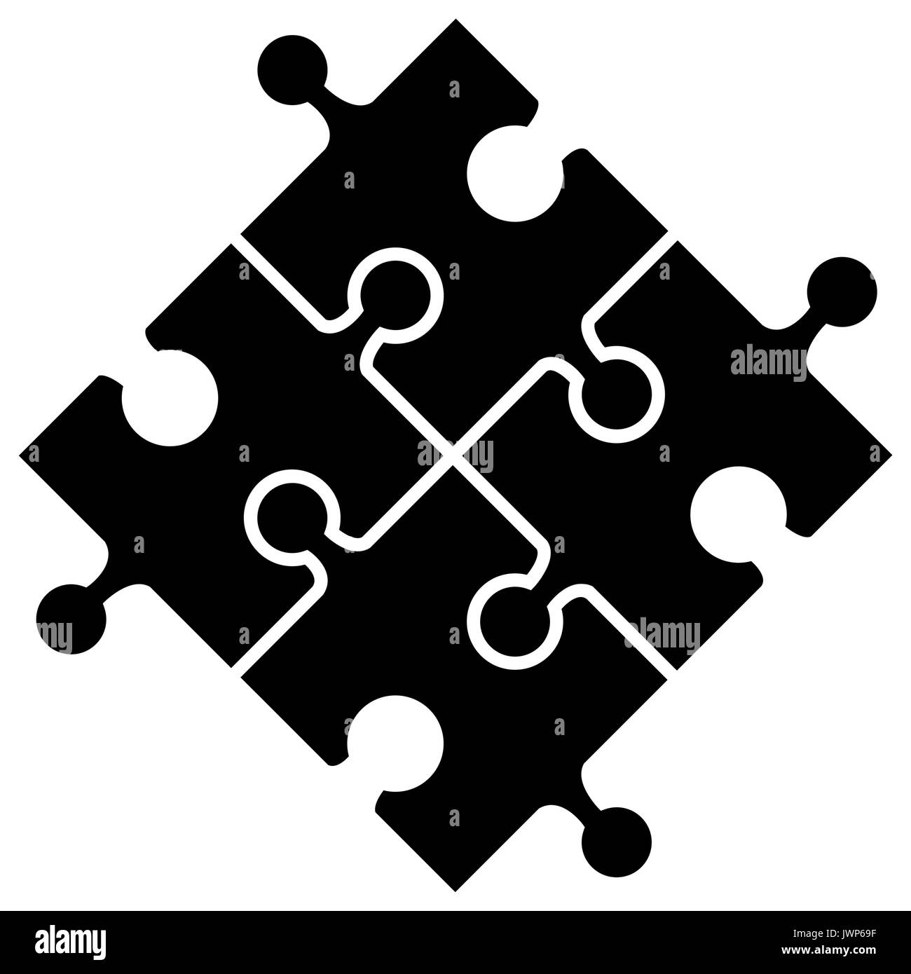 Puzzle piece symbol icon vector illustration graphic design Stock ...