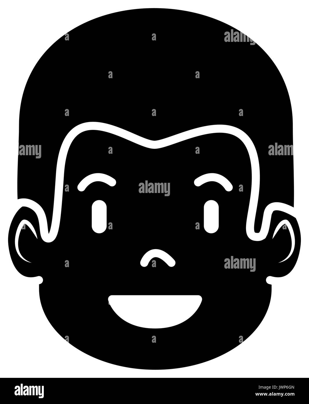 Man profile cartoon icon vector illustration graphic design Stock ...