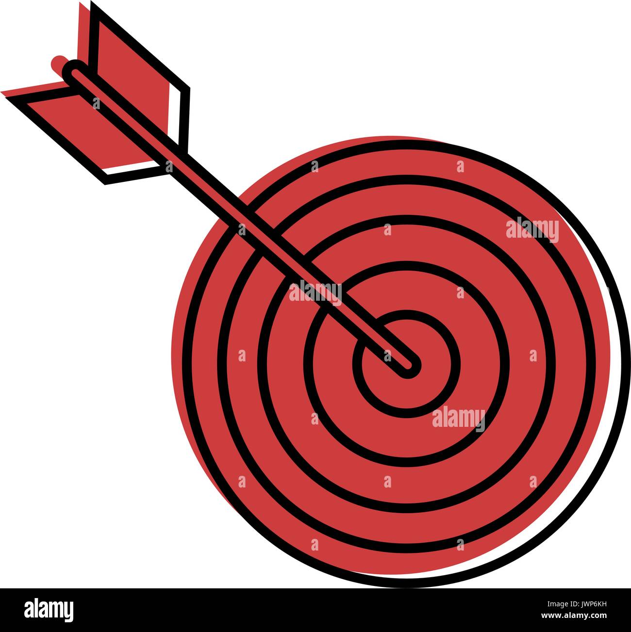 Target dartboard symbol icon vector illustration graphic design Stock ...