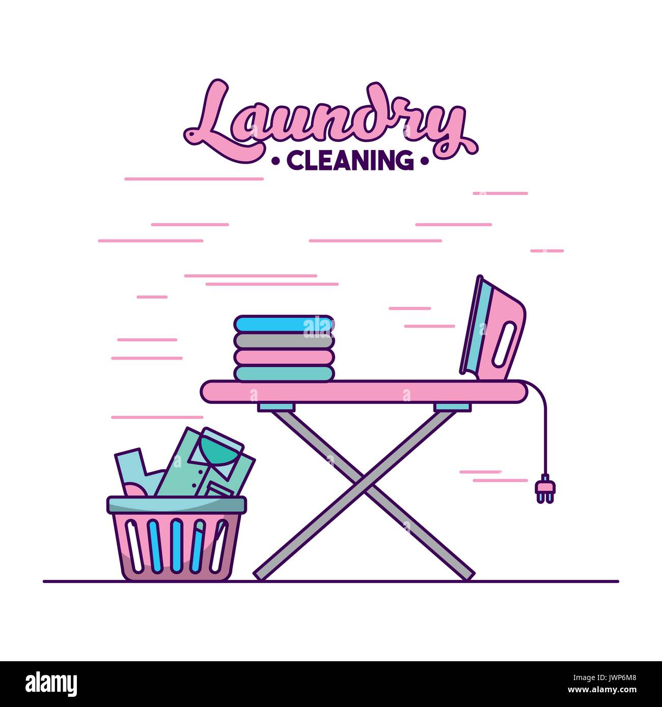 Dry cleaning delivery Cut Out Stock Images & Pictures - Alamy