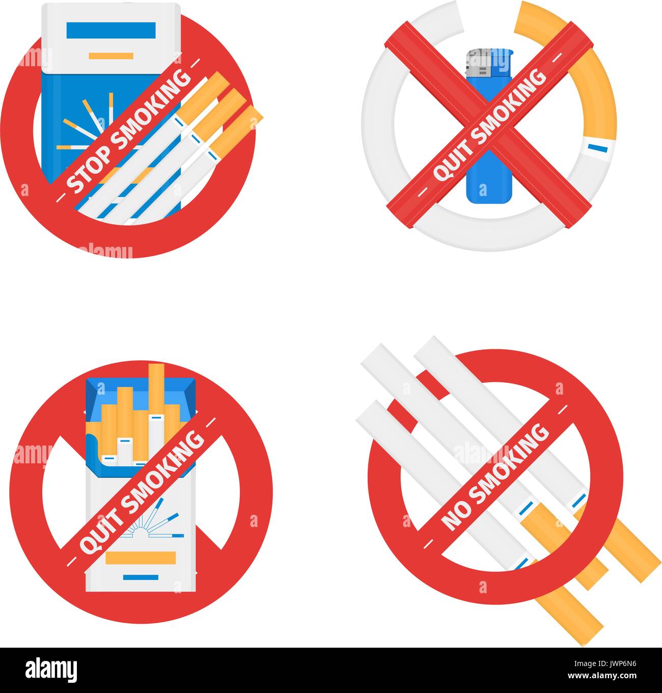 Cartoon no smoking signs hi-res stock photography and images - Alamy