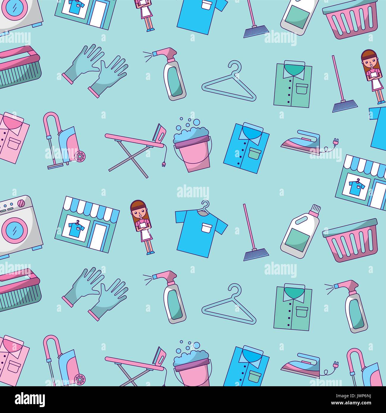 icon set laundry cleaning delicate Stock Vector Image & Art - Alamy