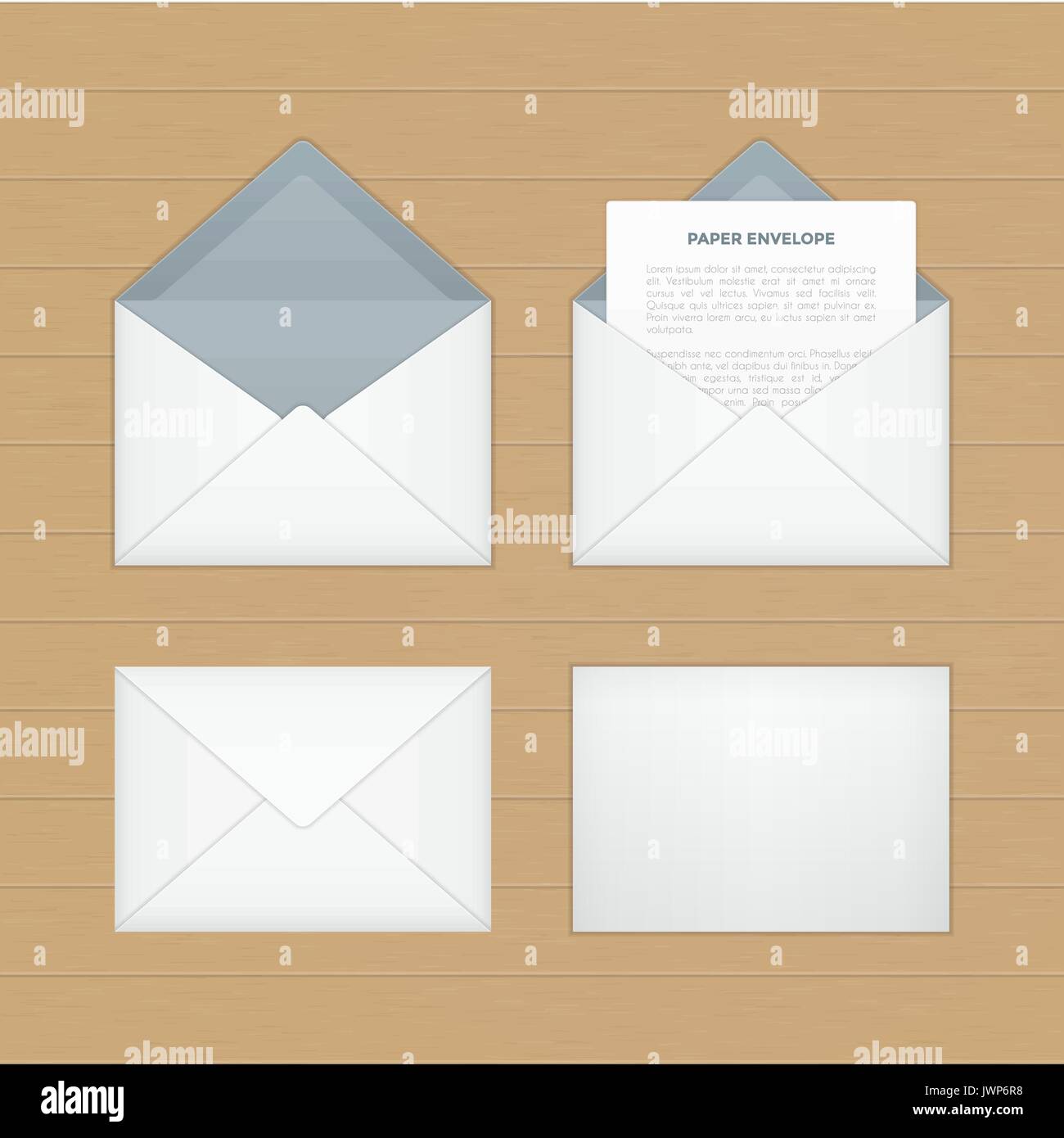 Modern table front view white Stock Vector Images - Alamy