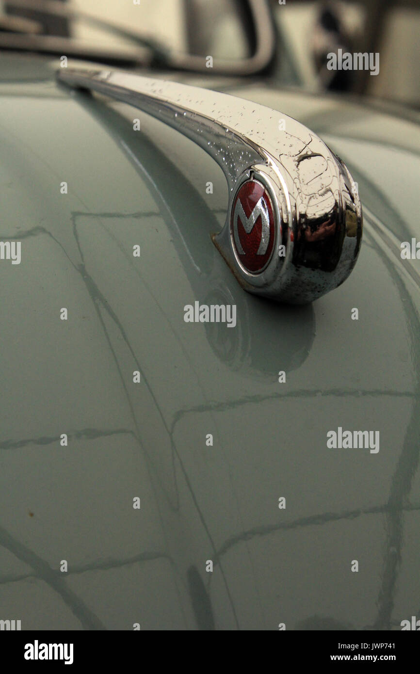 morris minor badge Stock Photo - Alamy