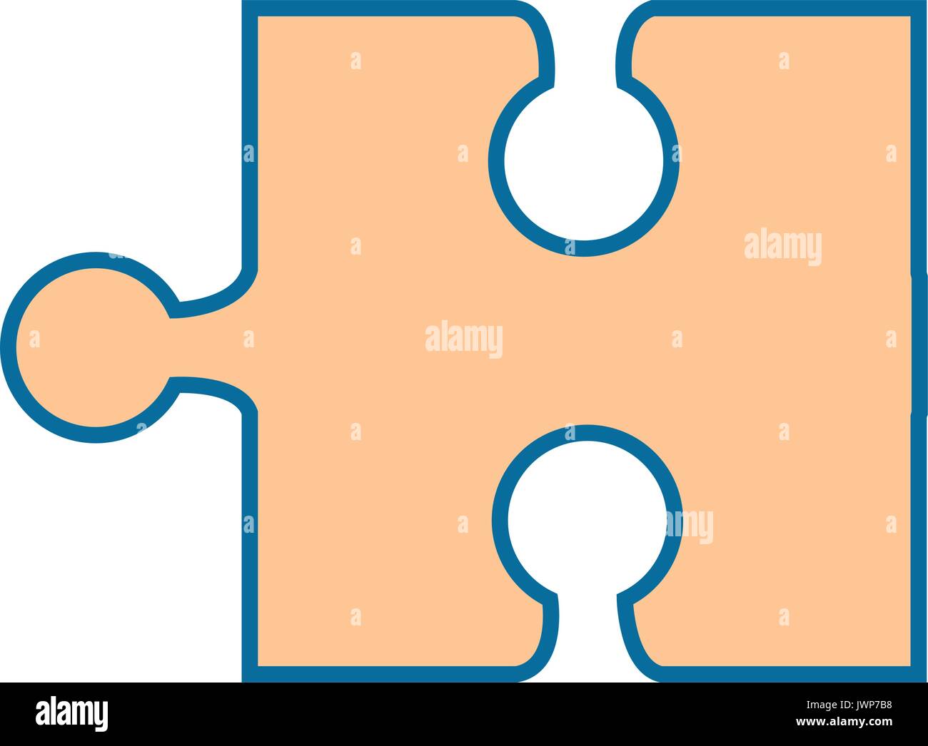 Puzzle piece symbol icon vector illustration graphic design Stock ...