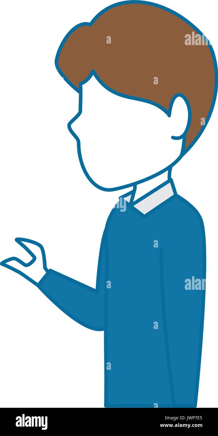 Man profile cartoon icon vector illustration graphic design Stock ...