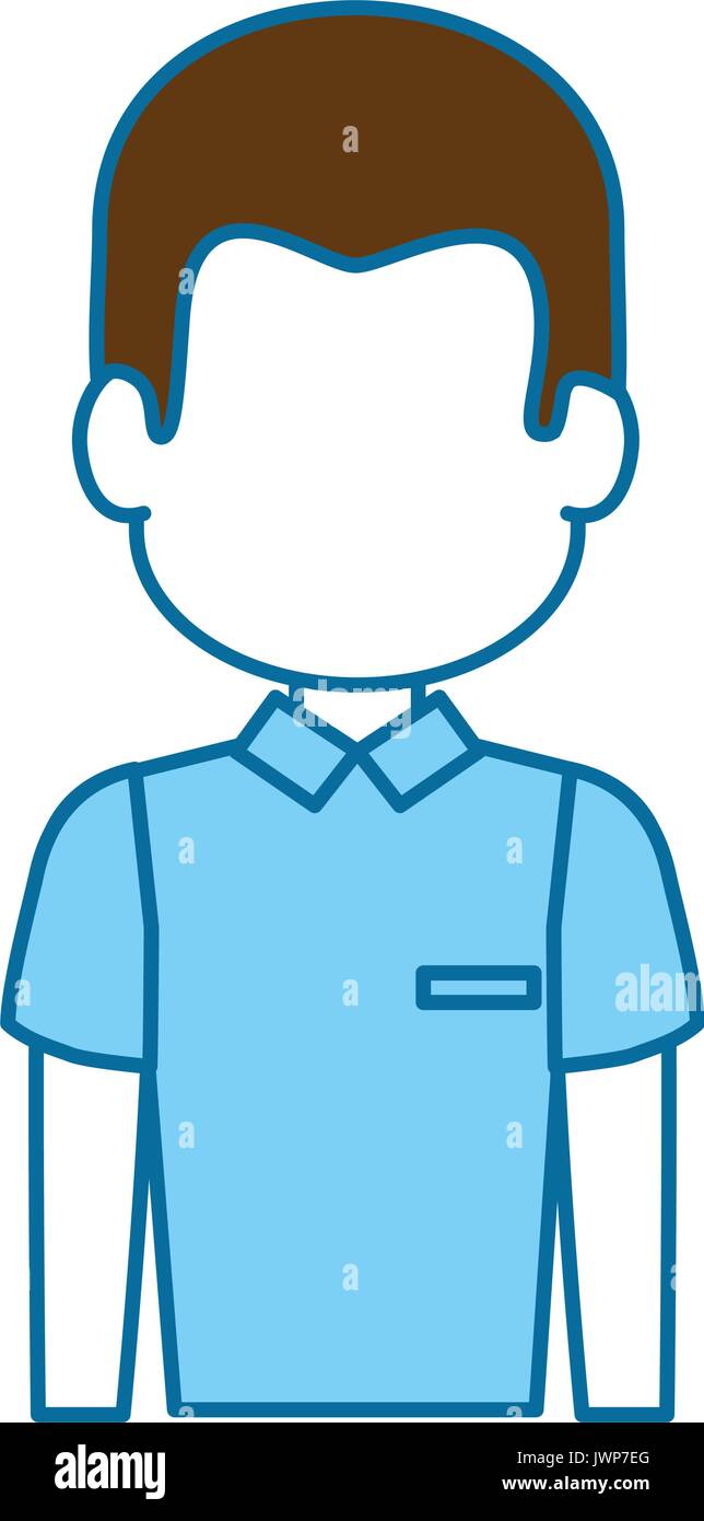 Man profile cartoon icon vector illustration graphic design Stock ...