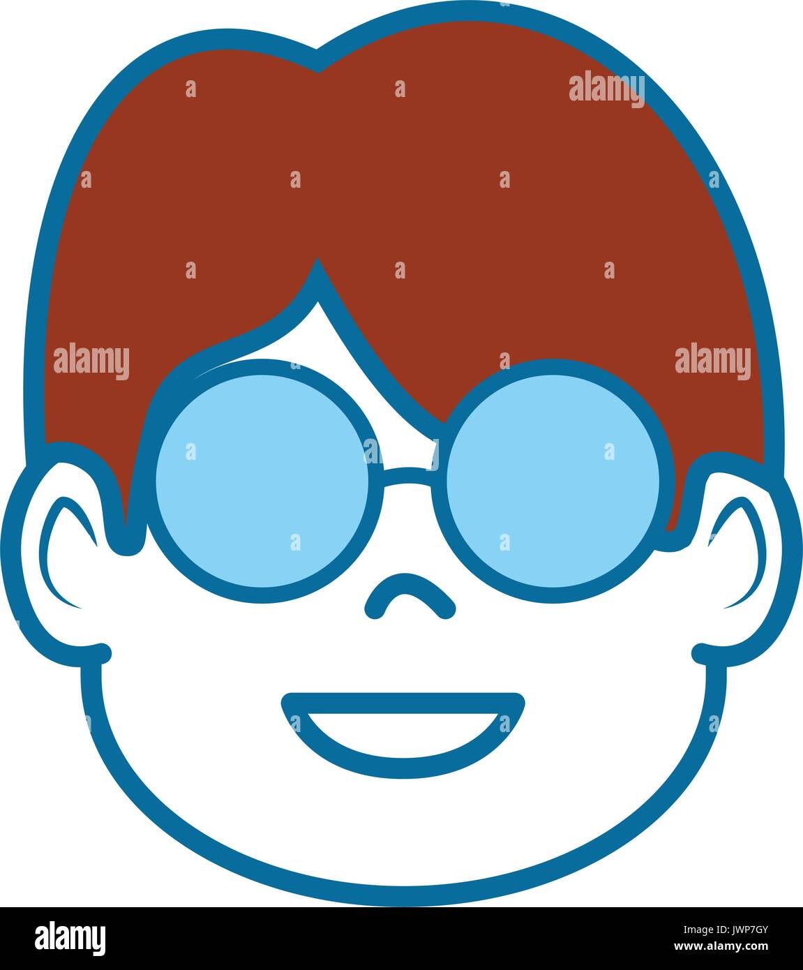 Man profile cartoon icon vector illustration graphic design Stock ...