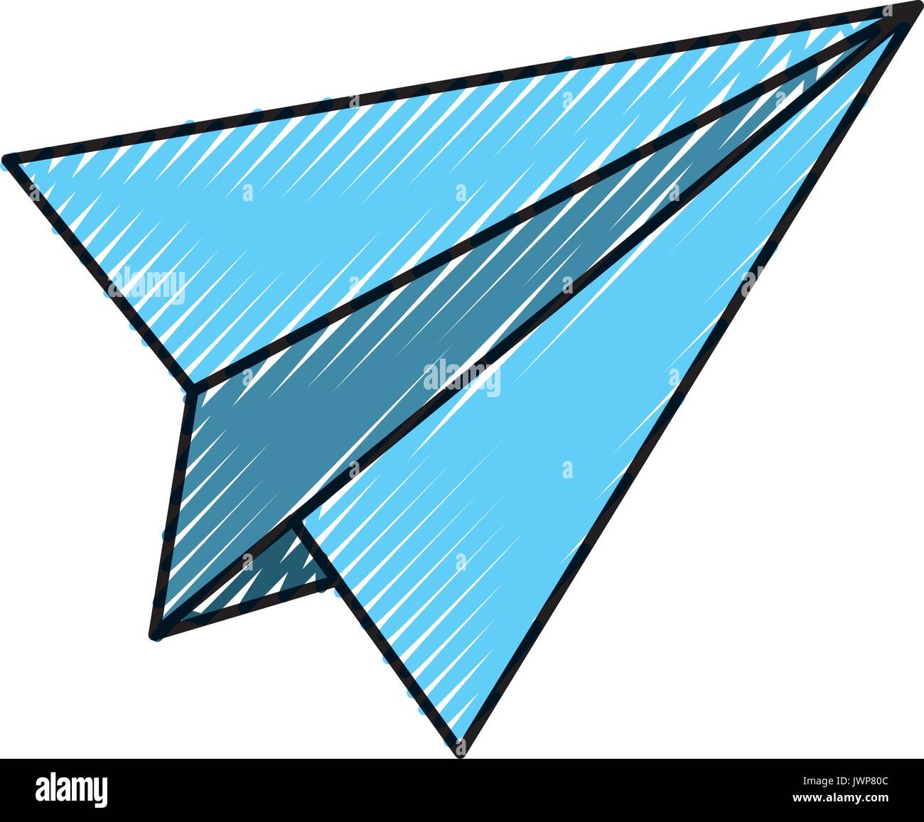 paper airplane isolated icon Stock Vector Image & Art - Alamy
