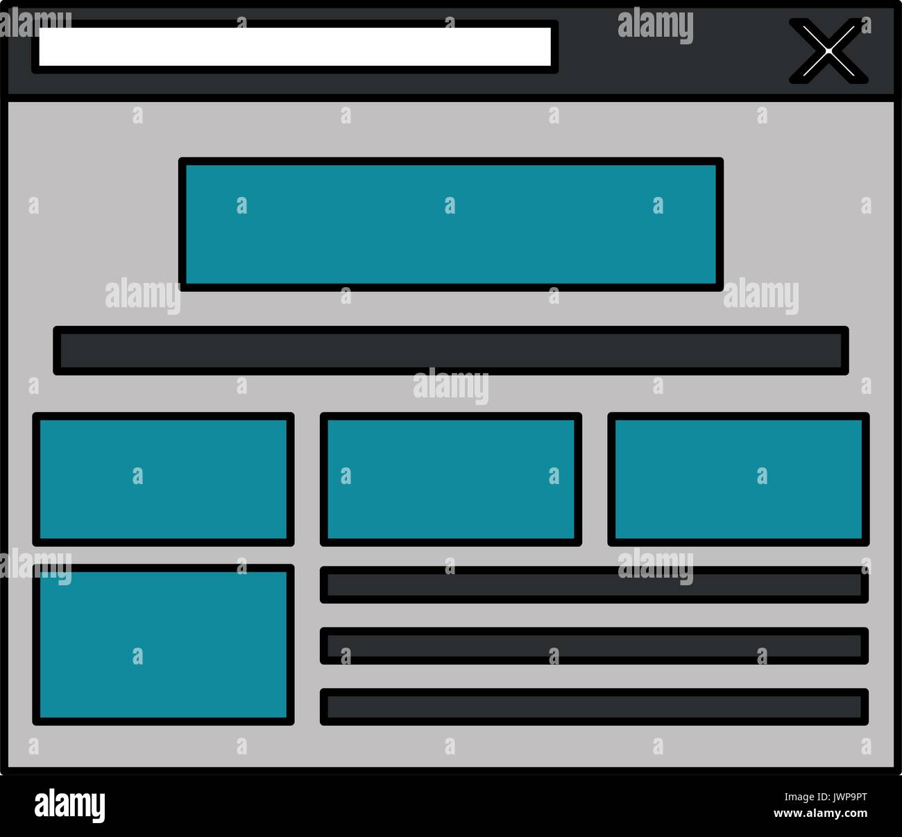 Web properties Stock Vector Images - Alamy