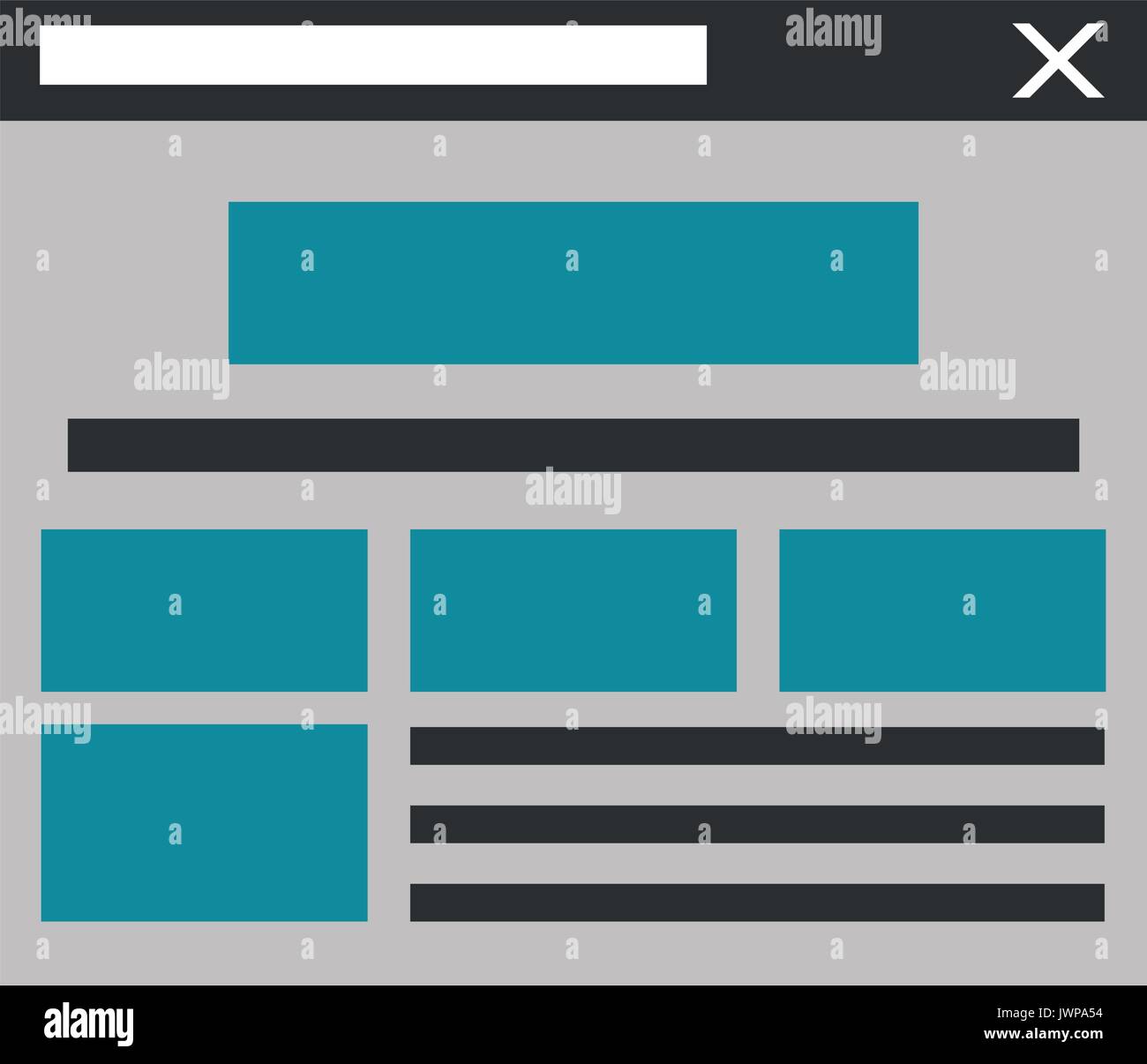 Web properties image Stock Vector Images - Alamy